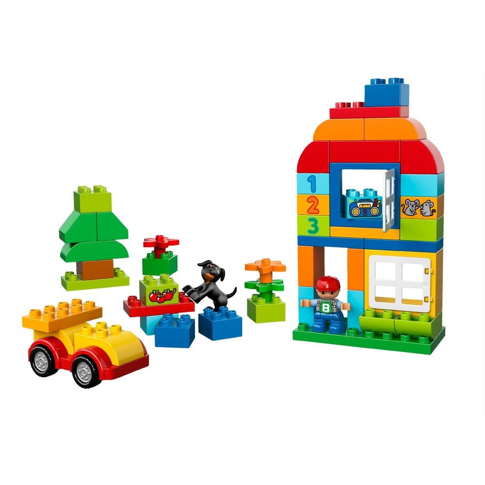 10572 Lego Duplo - Caixa Divertida Tudo Em Um Conjunto - MP Brinquedos
