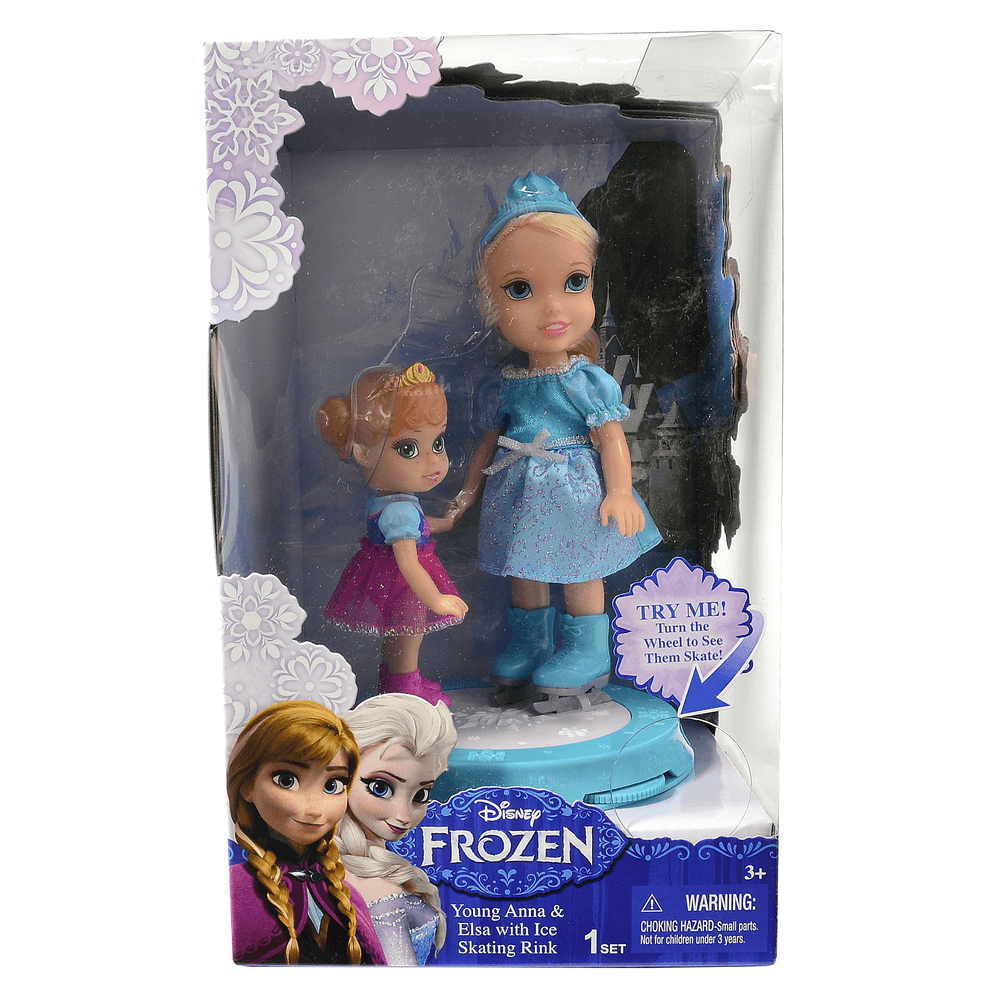 Conjunto Bonecos Frozen - Elsa E Anna Com Patins - MP Brinquedos