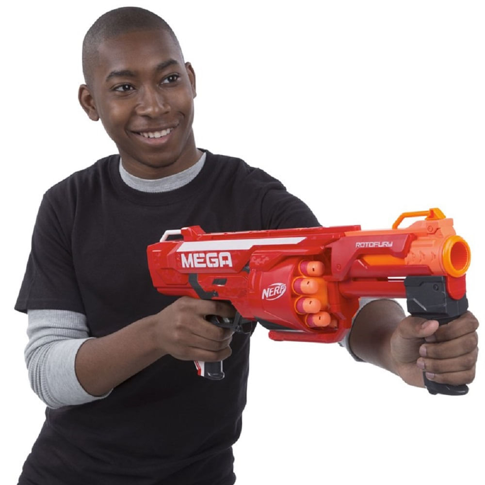 Nerf - Lançador N-Strike Mega Rotofury - MP Brinquedos