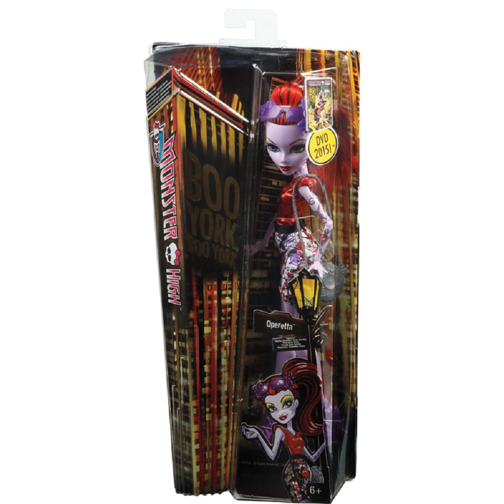 Boneca Monster High - Boo York Básica - Operetta - MP Brinquedos