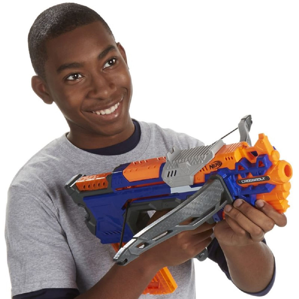 Nerf - Lançador N-Strike Elite Crossbolt - MP Brinquedos
