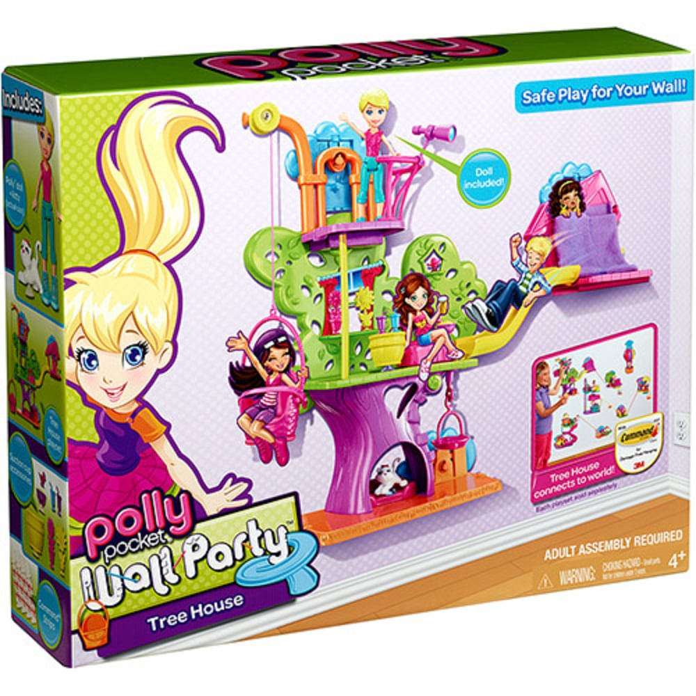 Polly - Wall Party Casa Da Árvore - MP Brinquedos