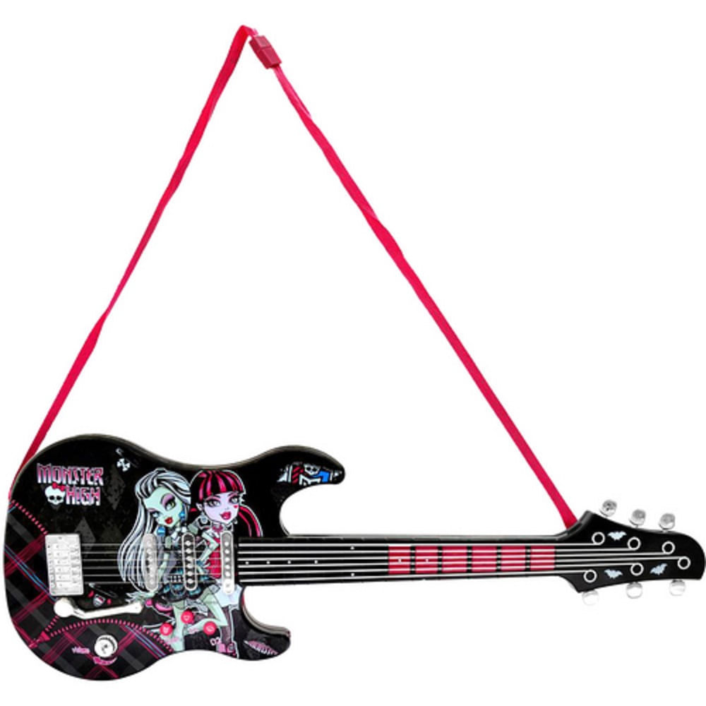 Guitarra Infantil Luxo Monster High - MP Brinquedos