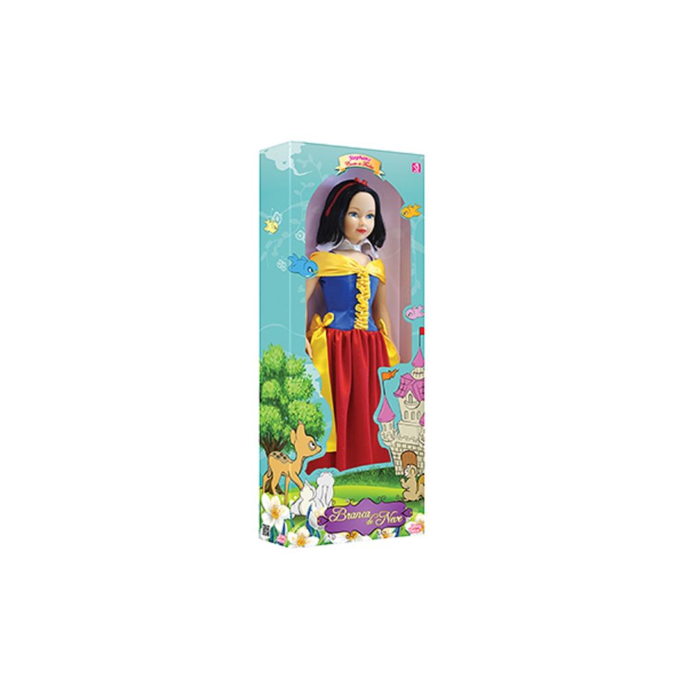 Boneca Stephany Conto De Fadas - Branca De Neve - MP Brinquedos