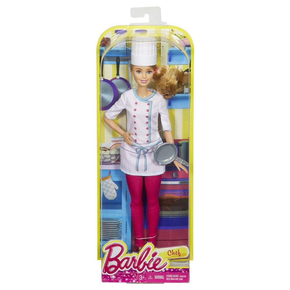Boneca Barbie Profissões - Chef de Cozinha Dhb22 - MP Brinquedos