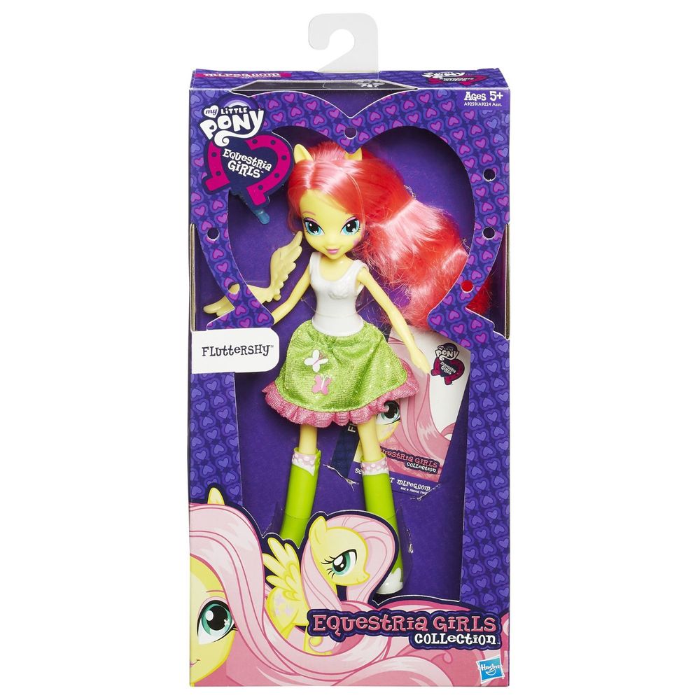 Boneca My Little Pony - Equestria Girls Look Básico - Fluttershy - MP Brinquedos