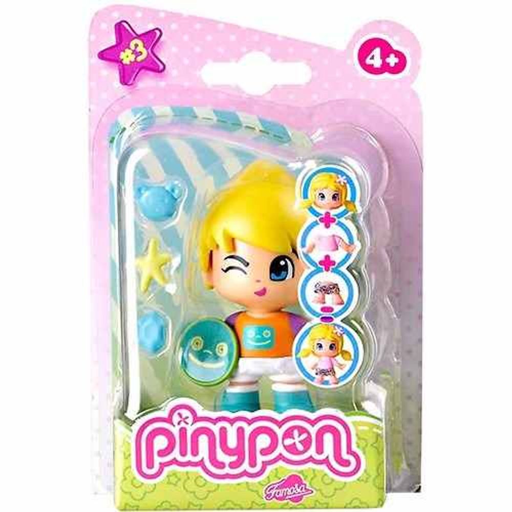 Boneca Pinypon Básica - Skatista - MP Brinquedos
