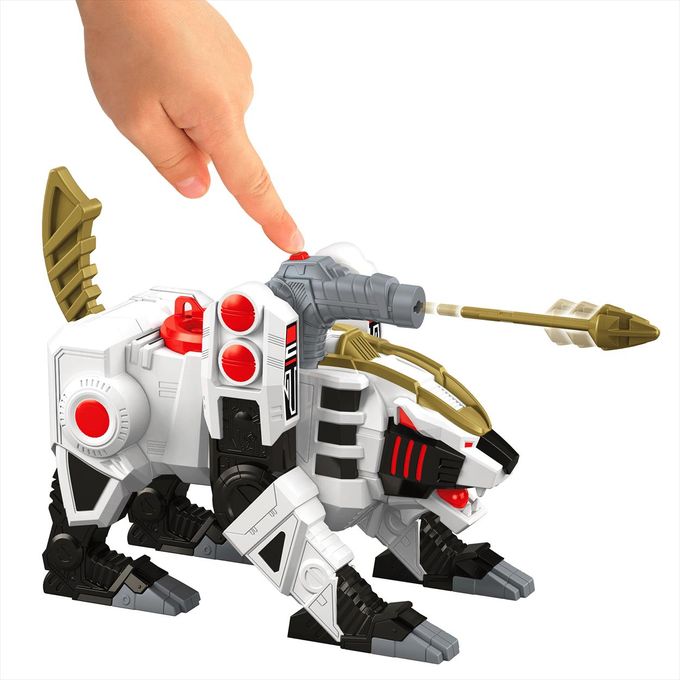 Imaginext - Power Rangers Zord Rangers - Ranger Branco e Tigerzord ...