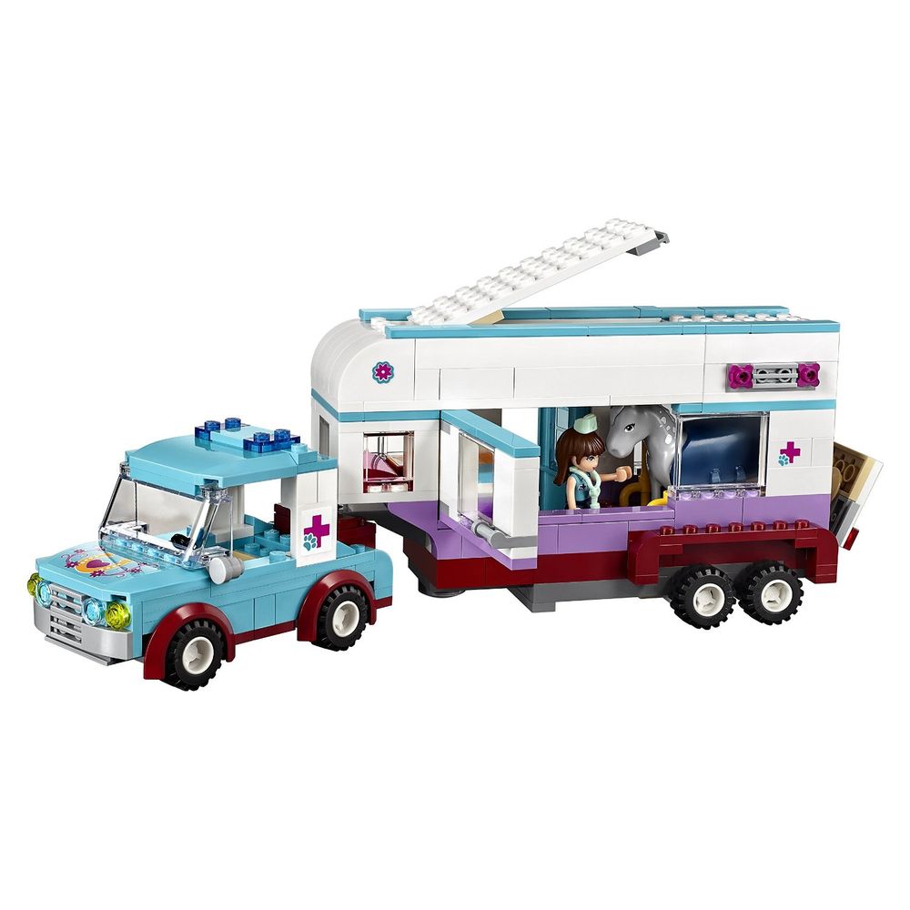 41125 Lego Friends - Trailer Veterinário para Cavalos - MP Brinquedos