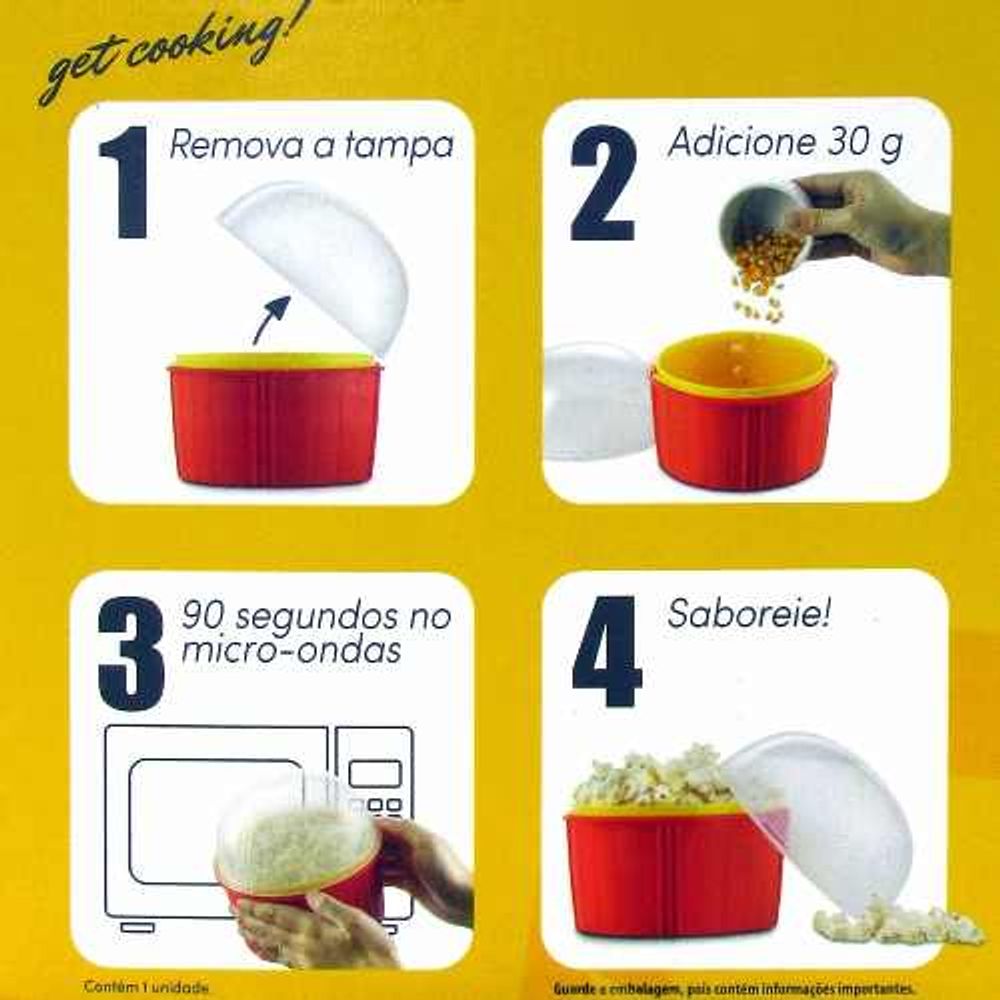 Pipoca Fácil Zap Chef - Dtc - MP Brinquedos