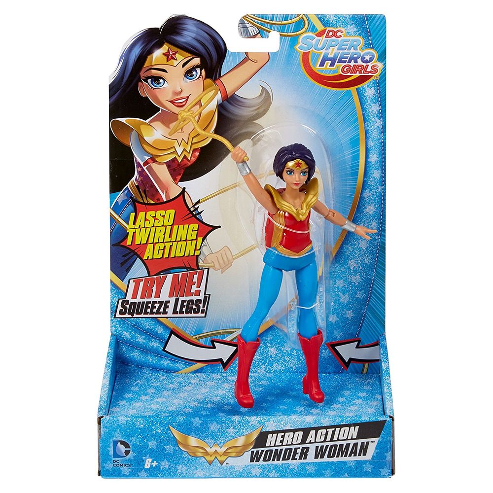 Dc Super Hero Girls - Boneca Wonder Woman Super Poderes Dvg67 - MP ...