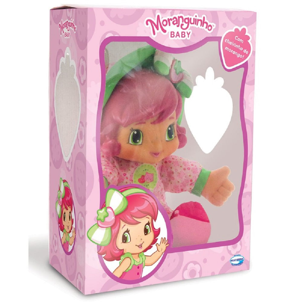 Boneca Moranguinho Baby - Multibrink - MP Brinquedos