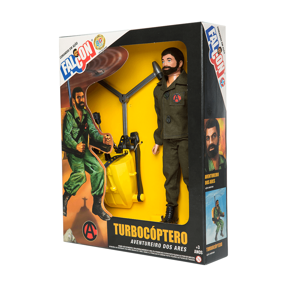 Boneco Falcon Turbocóptero - MP Brinquedos