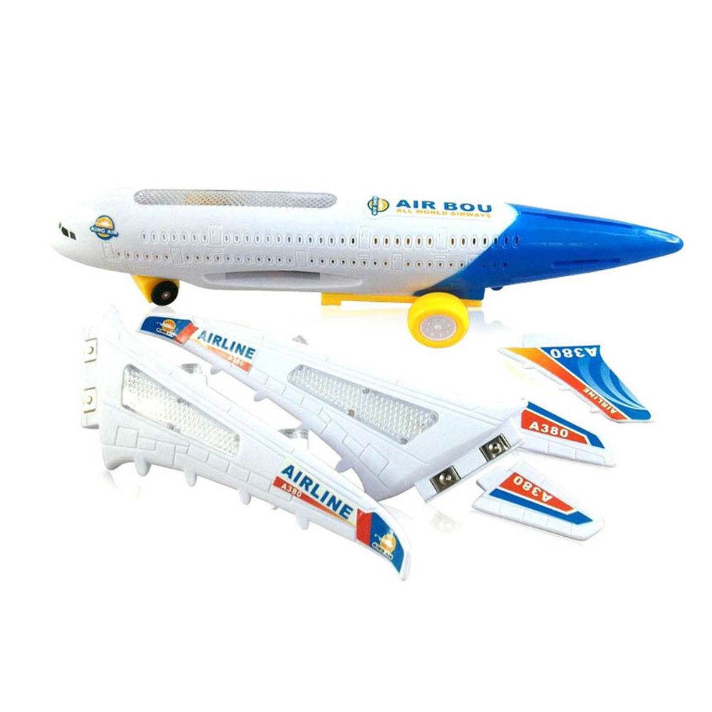 Avião Mini Airbus com Motor a Pilha - Vip Toys - MP Brinquedos