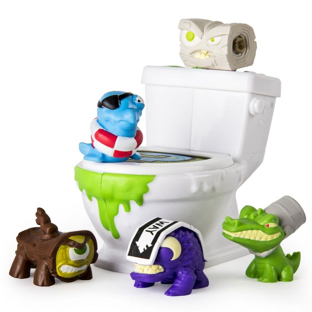 Flush Force - Pack com 5 Figuras - Sunny - MP Brinquedos