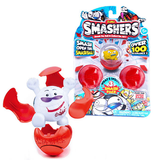 Smashers Série 1 Sports - 3 Smashers - Candide - MP Brinquedos