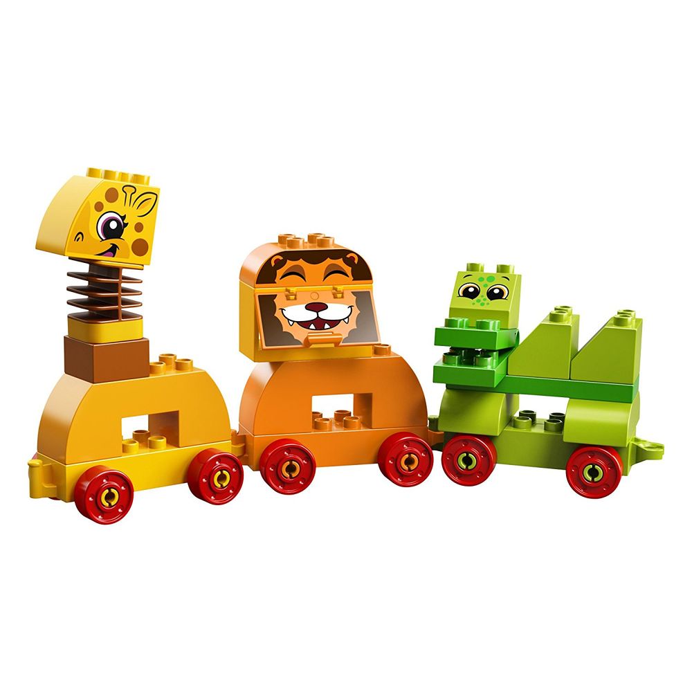10863 Lego Duplo - a Minha Primeira Caixa - Trem Animal - MP Brinquedos
