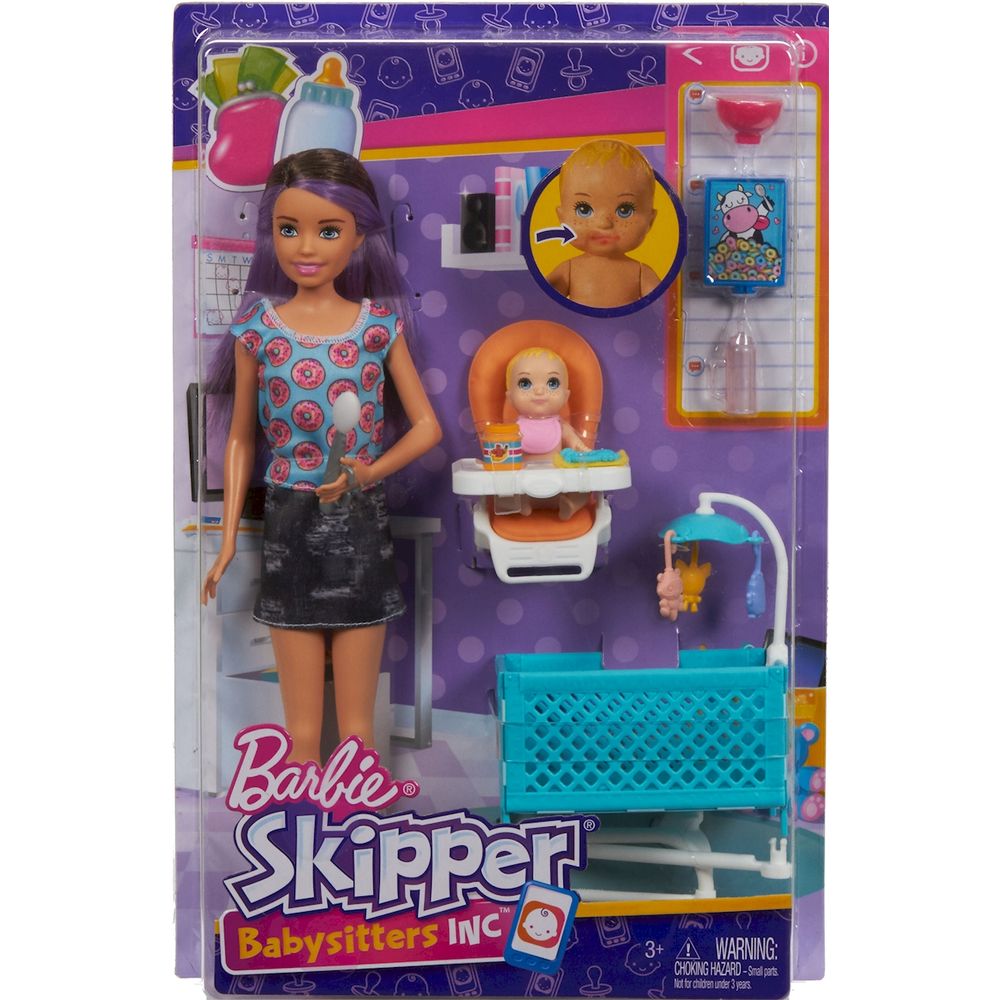 Barbie - Boneca Skipper Babysitter Fhy98 - MP Brinquedos