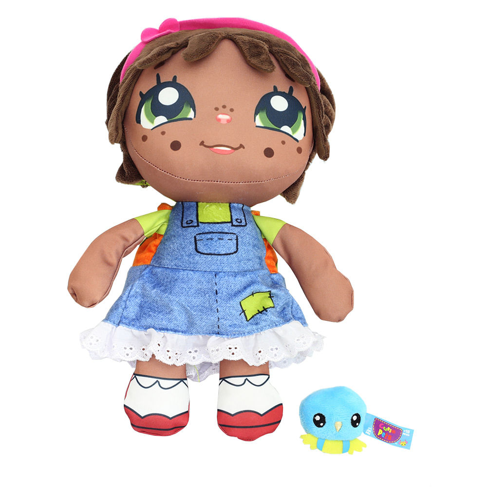 Flipkins - Boneca Pelúcia Transformável - Clara - Dtc - MP Brinquedos