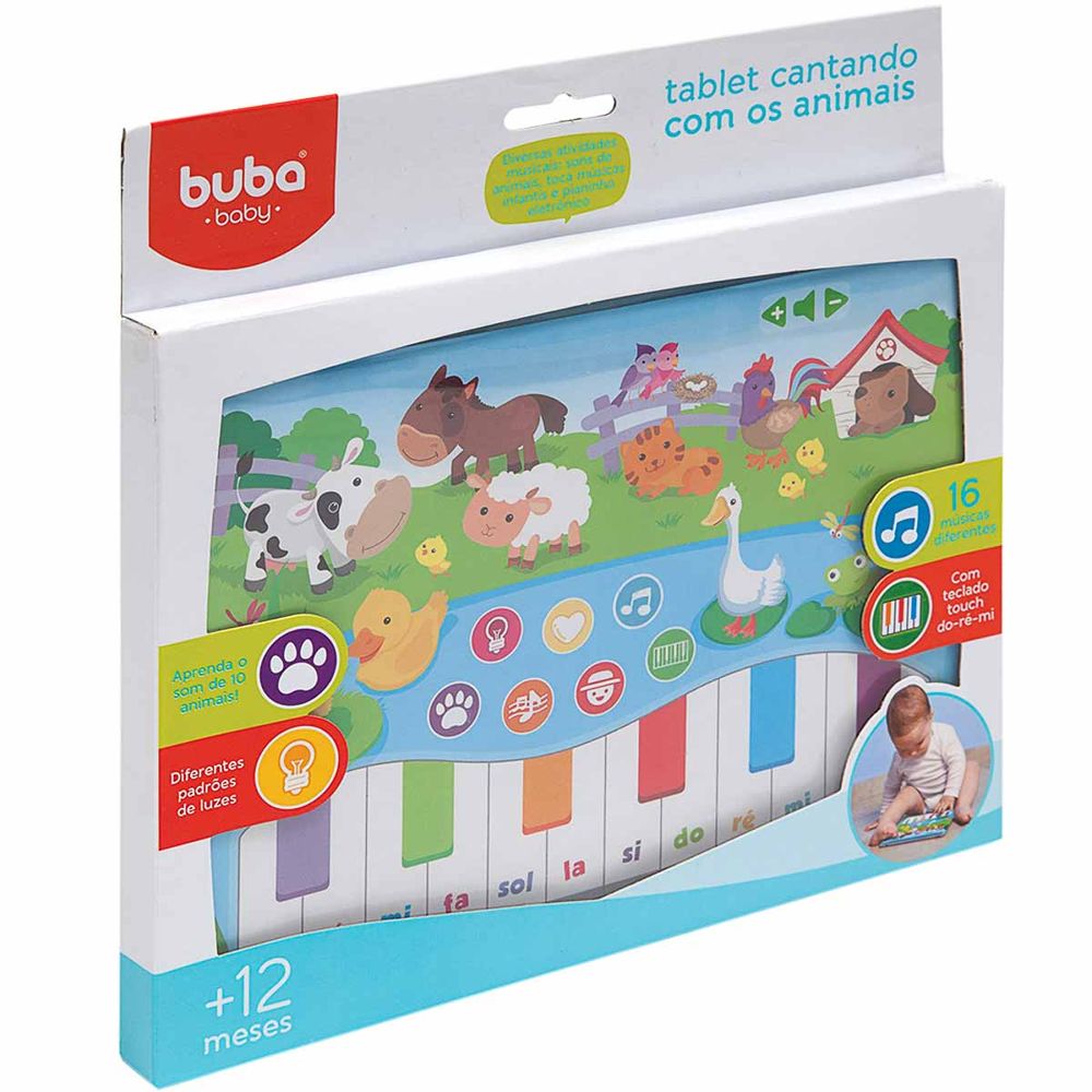 Tablet Cantando com Os Animais - Buba - MP Brinquedos