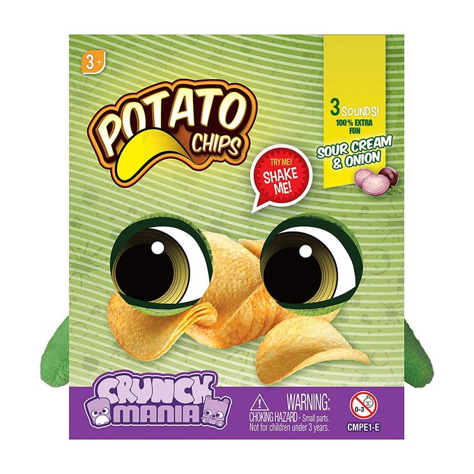 Crunch Mania - Pelúcia com Sons - Yummy (batata Chips) - Fun - MP ...