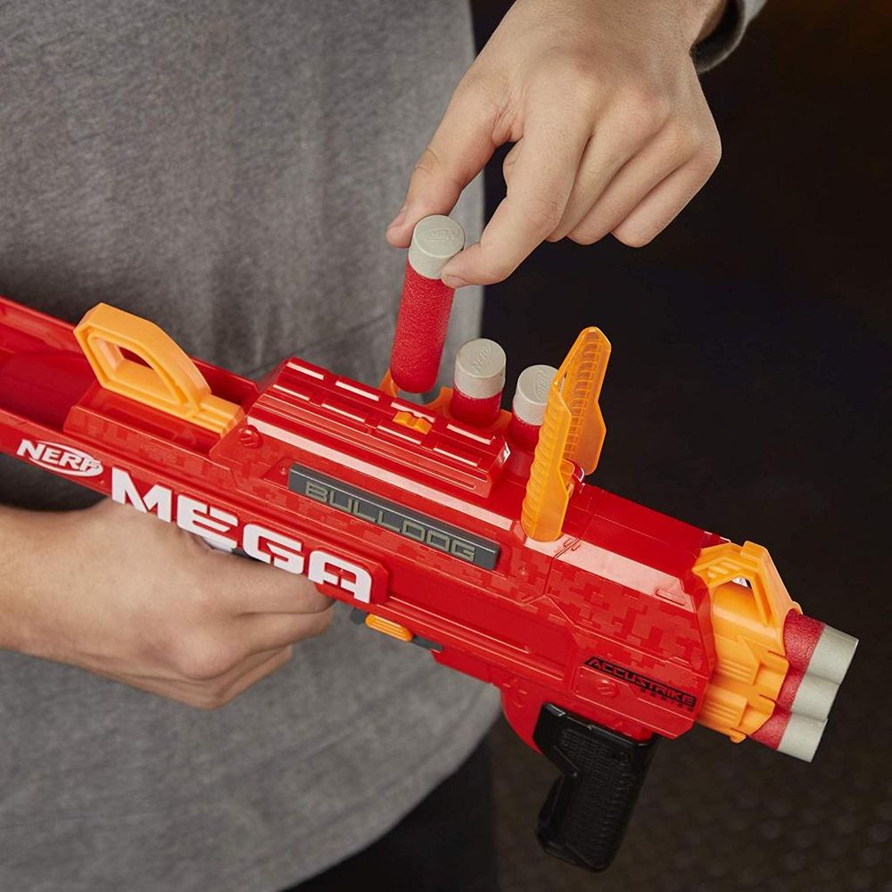 Nerf - Lançador N-Strike Mega Bulldog - Hasbro - MP Brinquedos