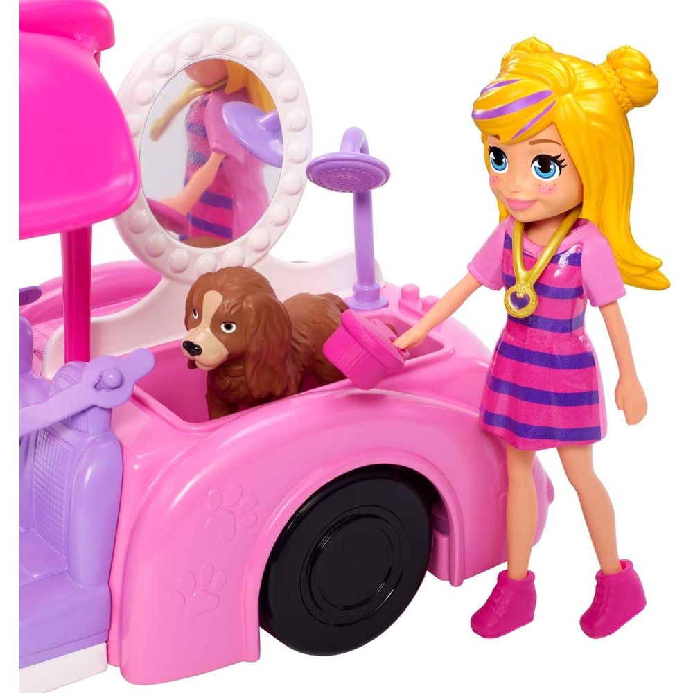 Polly Pocket - Veículo Banho de Cachorrinhos Gdm10 - MP Brinquedos