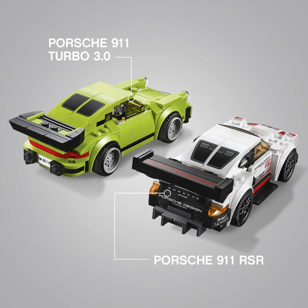75888 Lego Speed Champions - Porsche 911 Rsr e 911 Turbo 3.0 - MP ...