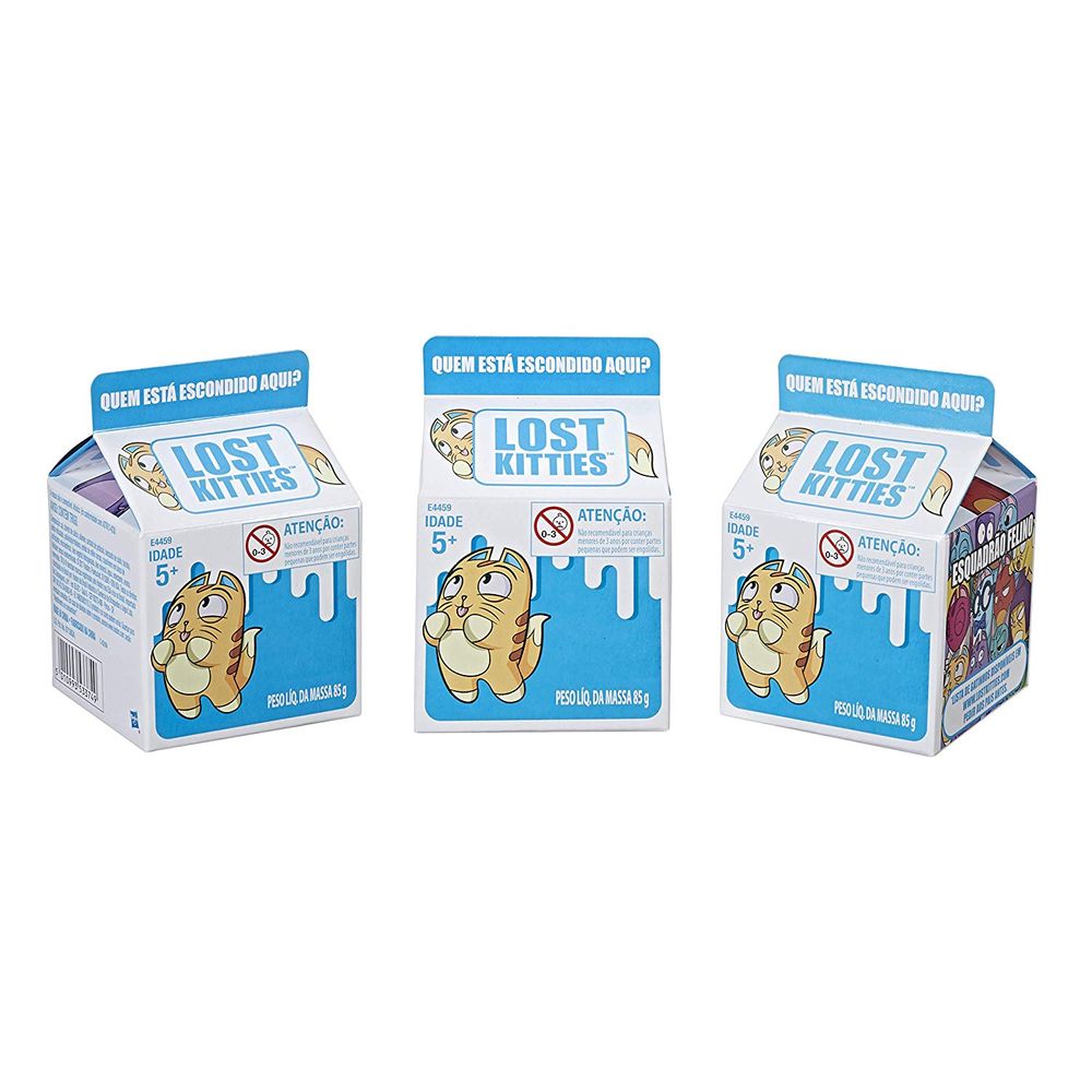 Lost Kitties - Kit 3 Caixas Surpresa - Série 1 - Hasbro - MP Brinquedos
