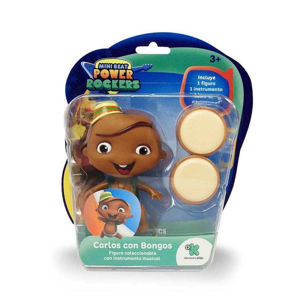 Mini Beat Power Rockets - Carlos com Tambores - Multikids - MP Brinquedos