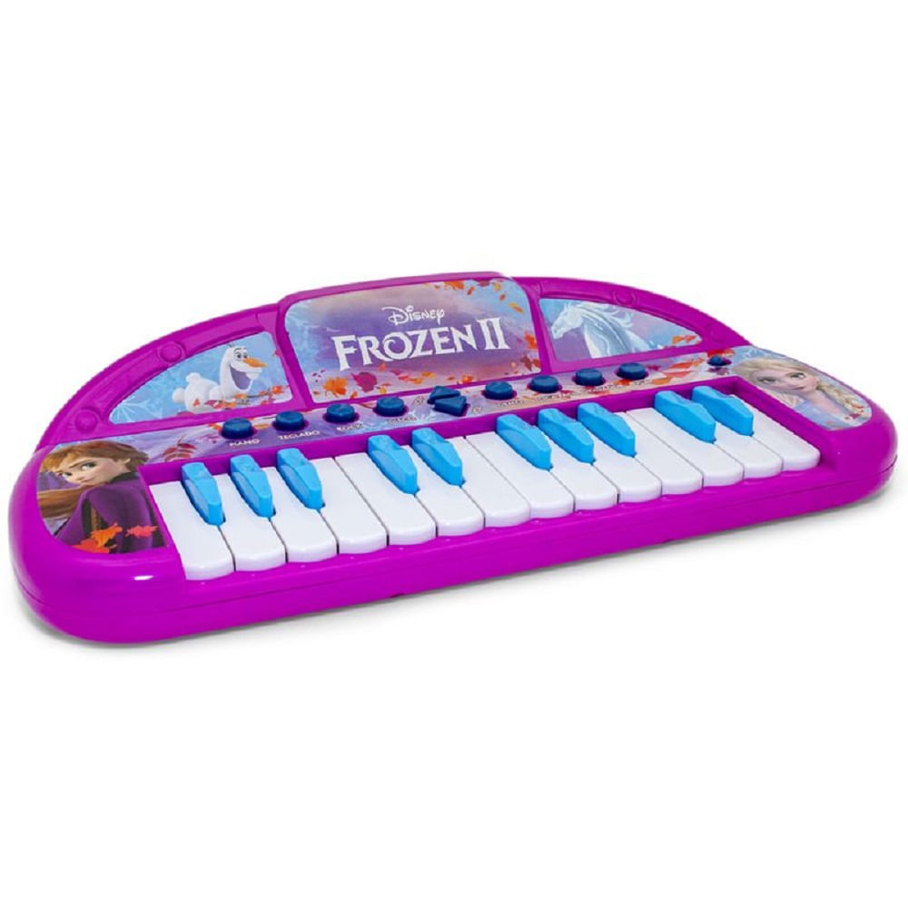 Frozen 2 Disney - Teclado Eletrônico - Toyng - MP Brinquedos