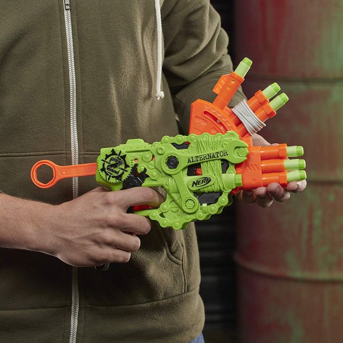 Nerf - Lançador Zombie Strike Alternator E6188 - Hasbro - MP Brinquedos