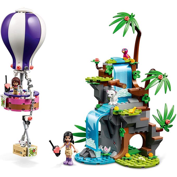 41423 Lego Friends - Resgate do Tigre Na Selva com Balão - MP Brinquedos