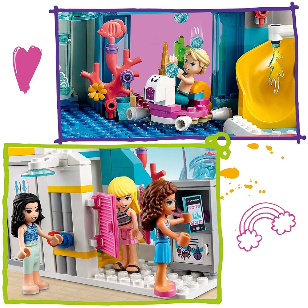 41430 Lego Friends - Parque Aquático de Diversão de Verão - MP Brinquedos