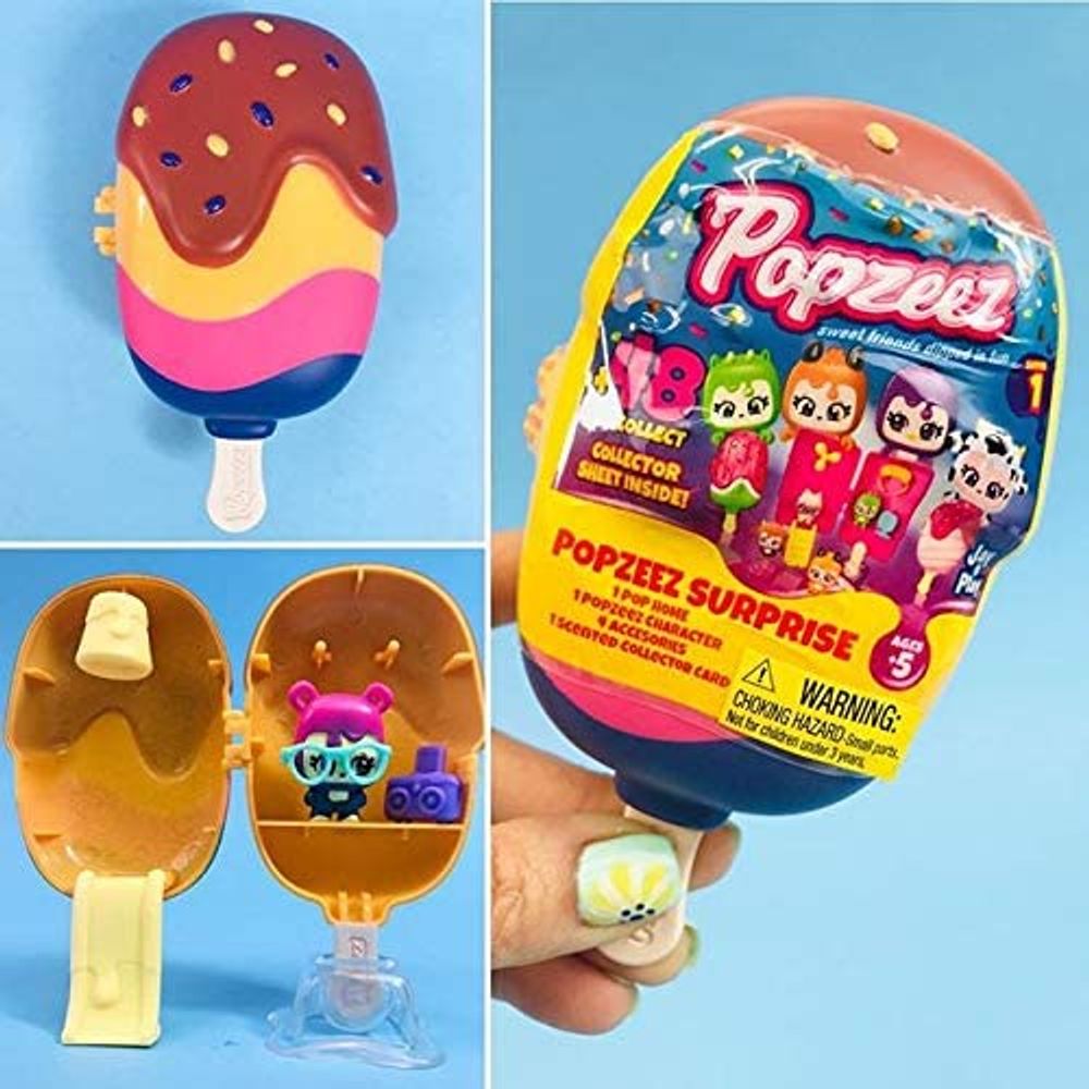 Popzeez - Picolé Surpresa com Mini Figura Colecionável - Rosita - MP ...