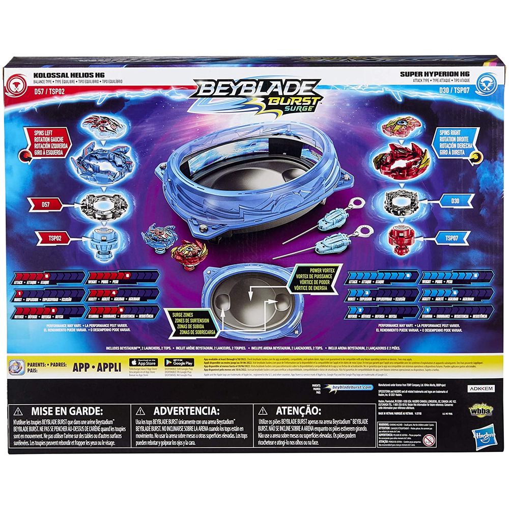 Beyblade Burst Surge - Arena Speedstorm Beystadium - Kit de Batalha ...