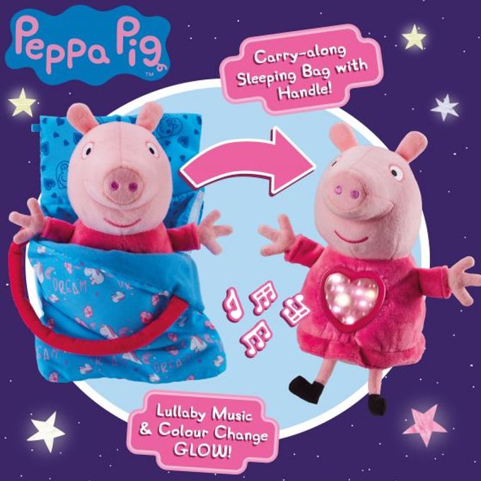 Peppa Pig Hora de Dormir - Pelúcia com Mecanismo - Sunny - MP Brinquedos