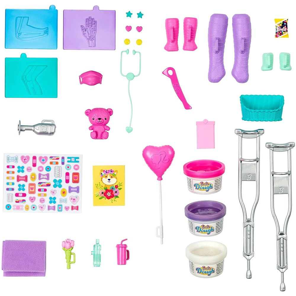 Boneca Barbie Morena - Clínica Médica Gtn61 - MP Brinquedos