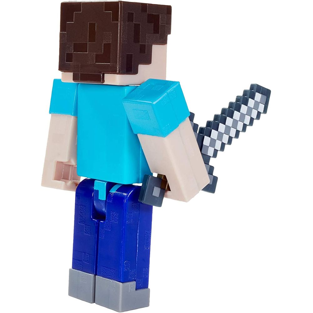 Minecraft - Boneco Steve com Acessório Gtp13 - MP Brinquedos