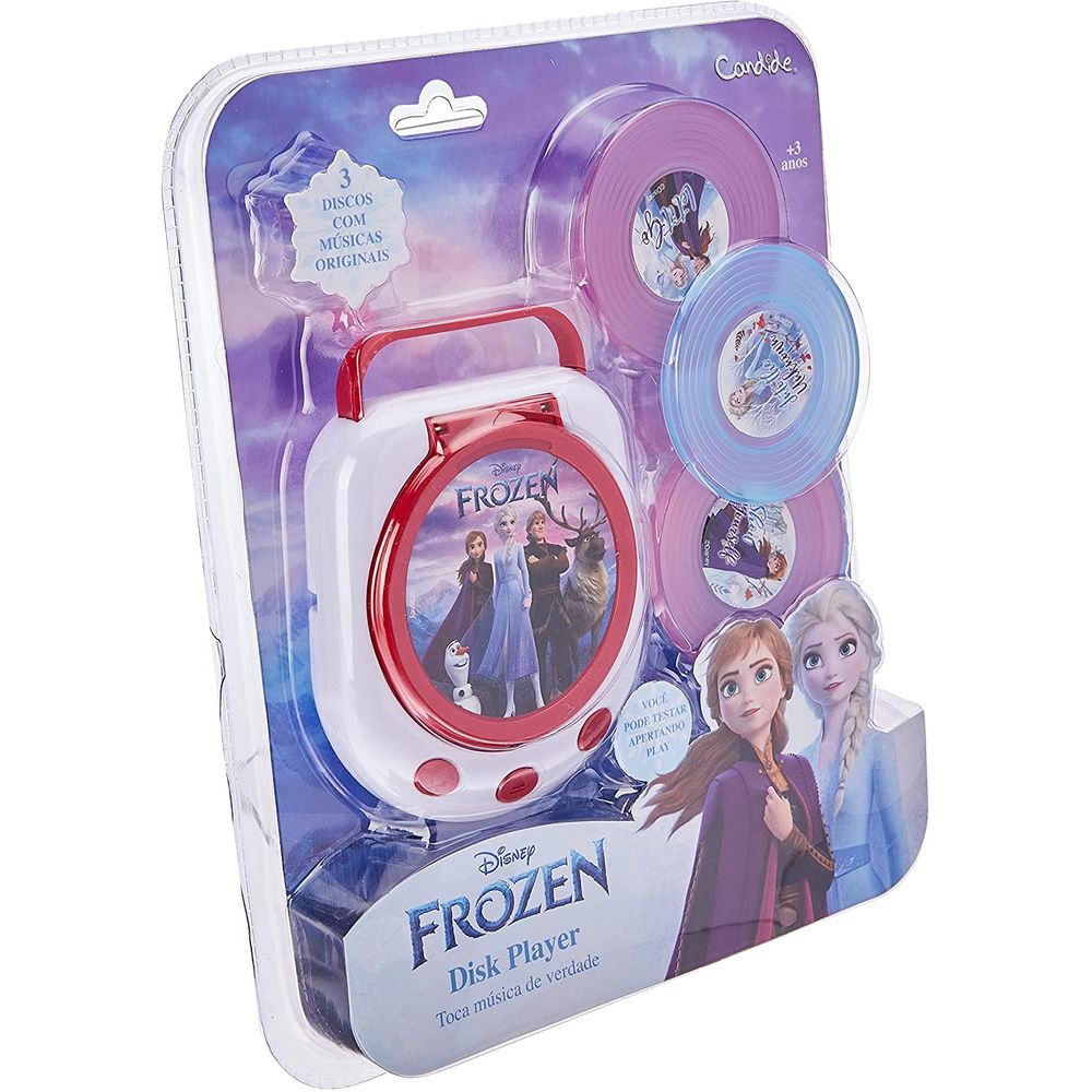 Frozen - Cd Player - Candide - MP Brinquedos