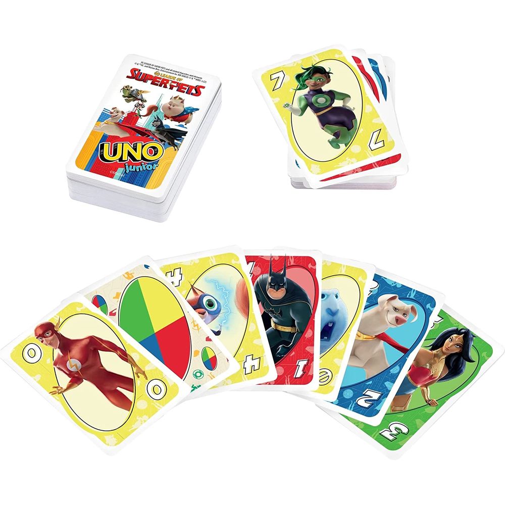 Jogo Uno Junior Dc Super Pets Hhl39 - Mattel - MP Brinquedos