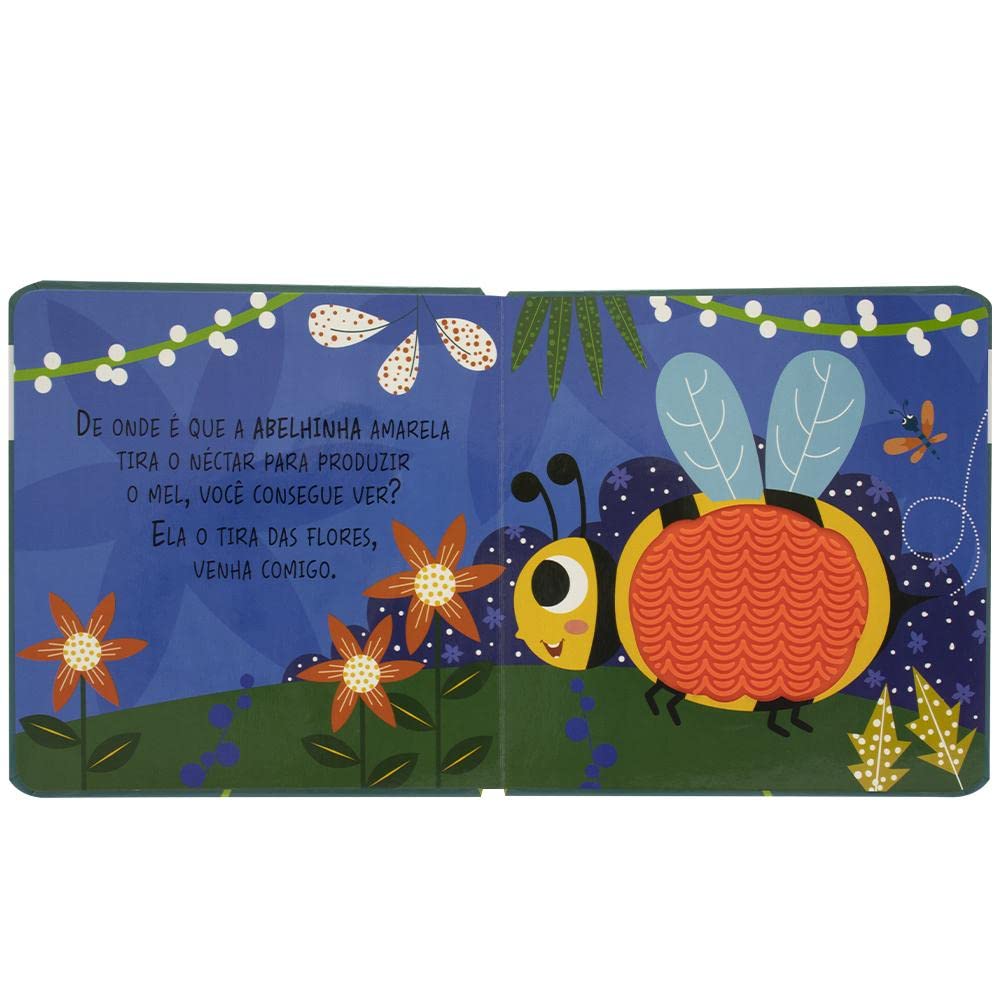 Livro - Coleção Ver, Tocar e Sentir - Insetos - MP Brinquedos Livro - Coleção Ver, Tocar e Sentir - Insetos - MP Brinquedos