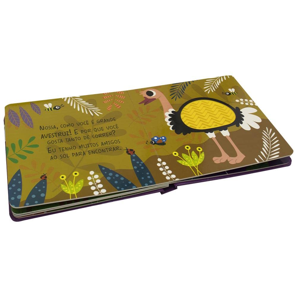 Livro - Coleção Ver, Tocar e Sentir - Selva - MP Brinquedos Livro - Coleção Ver, Tocar e Sentir - Selva - MP Brinquedos
