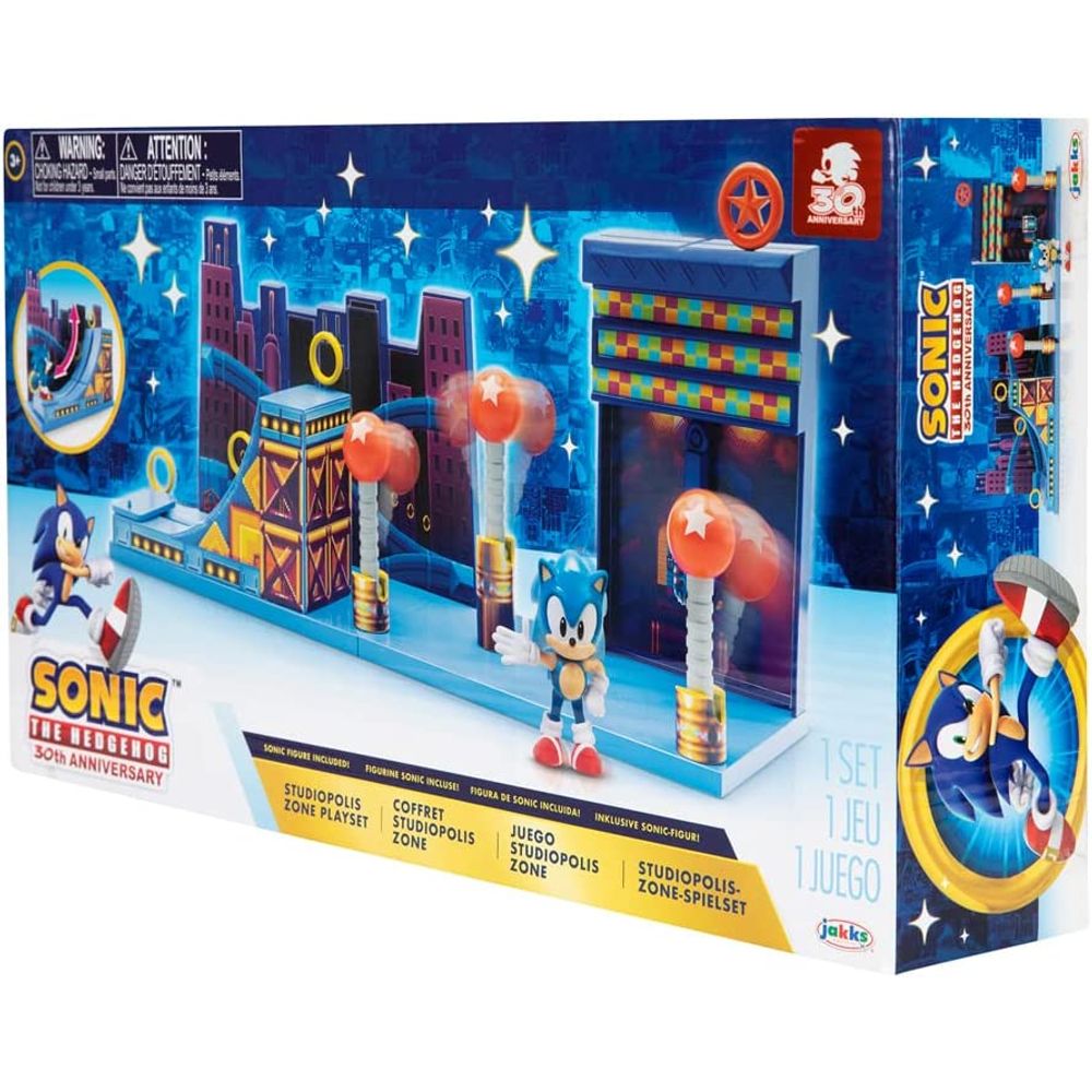 Sonic - Studiopolis Zone Playset - Candide - MP Brinquedos Sonic - Studiopolis Zone Playset - Candide - MP Brinquedos