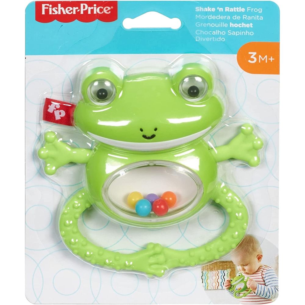 Chocalho Sapinho Divertido Fisher-Price Ggf03 - MP Brinquedos