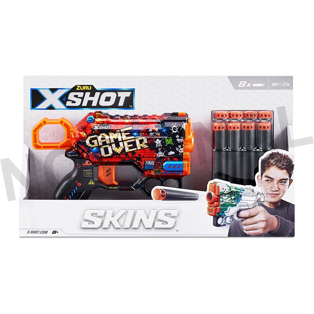 Lançador X-Shot Skins Menace - Candide - MP Brinquedos