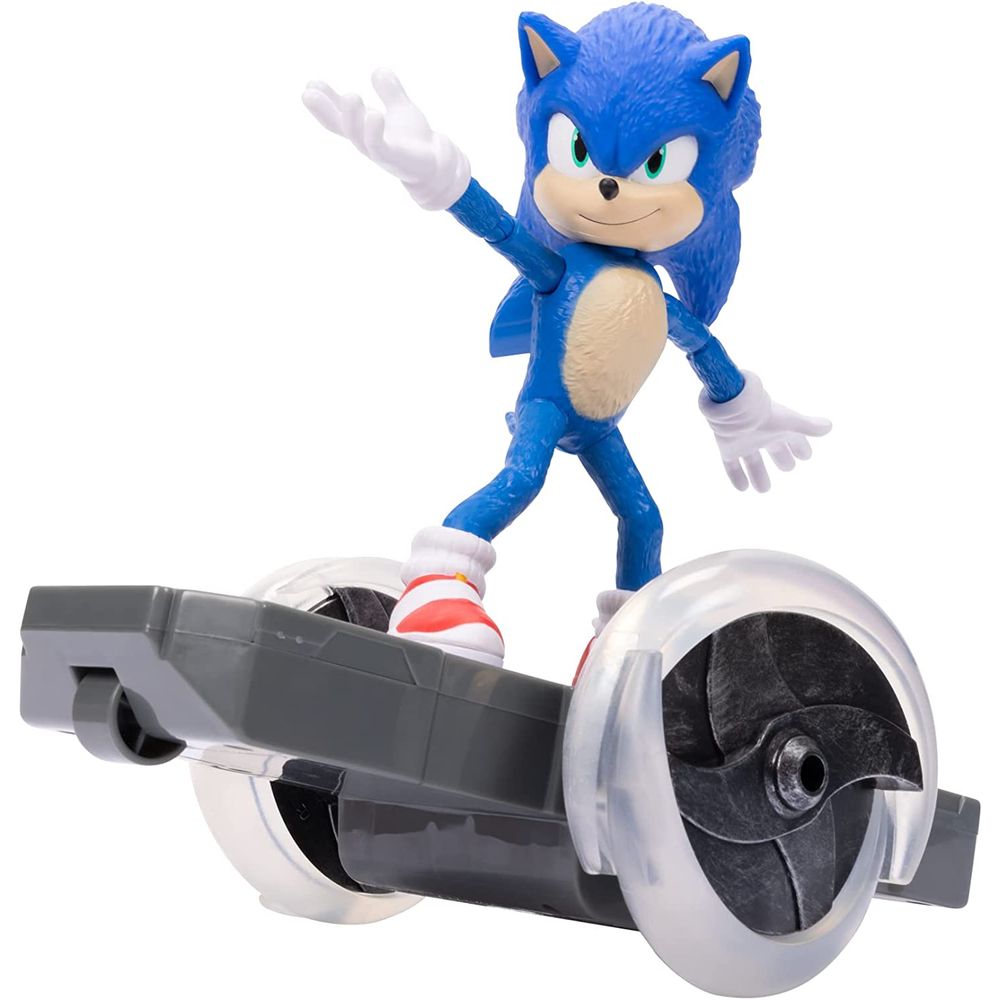 Sonic 2 Filme - Veículo Sonic Speed com Controle Remoto - Candide - MP ...