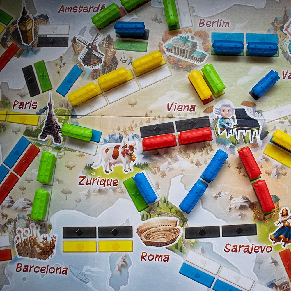 Jogo Ticket To Ride Primeira Viagem - Galápagos - MP Brinquedos