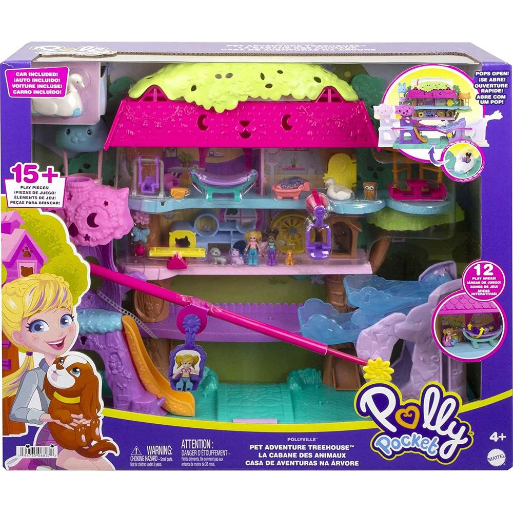 Polly Pocket - Casa de Aventuras Na Árvore Hhj06 - MP Brinquedos