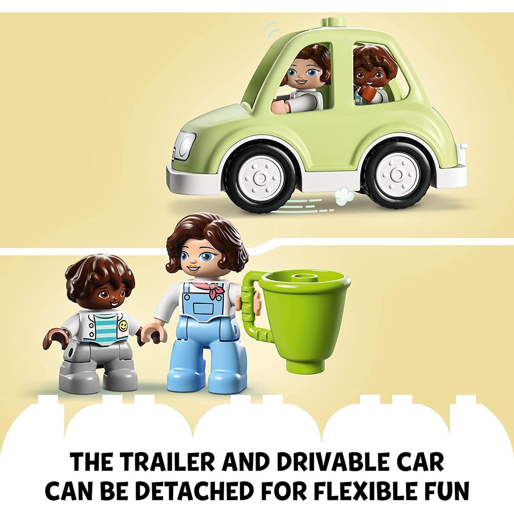 10986 Lego Duplo - Casa de Família Sobre Rodas - MP Brinquedos